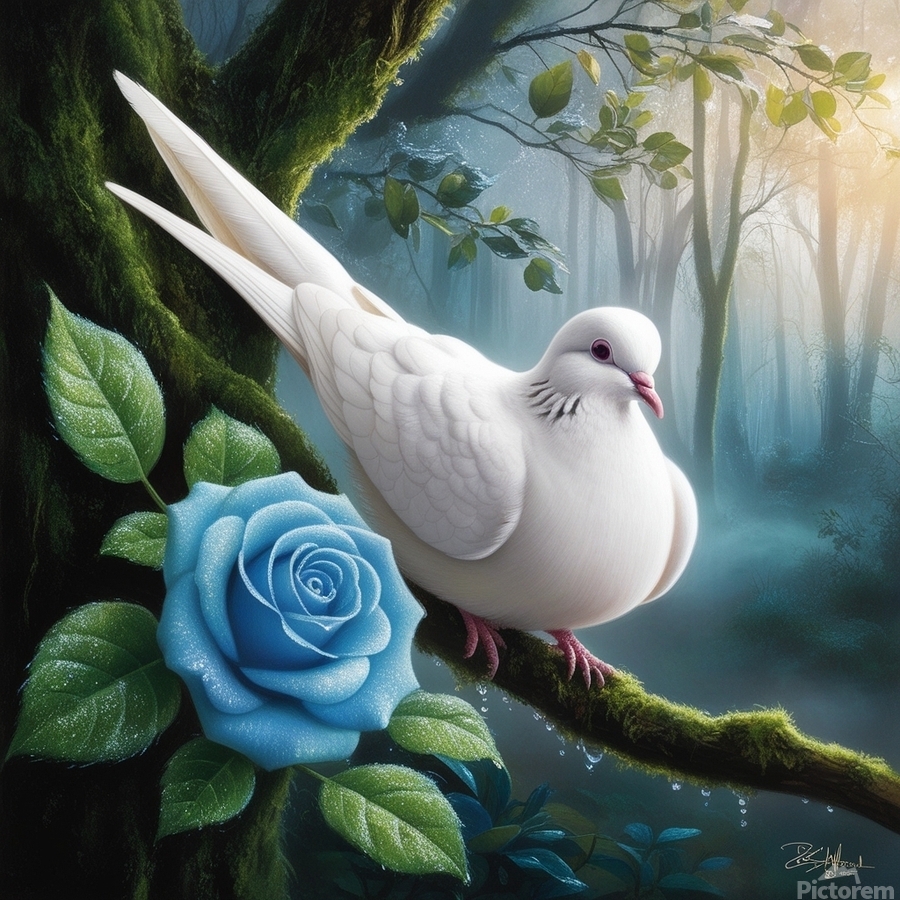 Dove of peace by SaidA[yHassan Wall Art